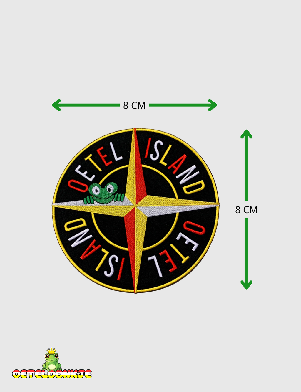 Embleem ‘embleem Oetel island' – Oeteldonkje